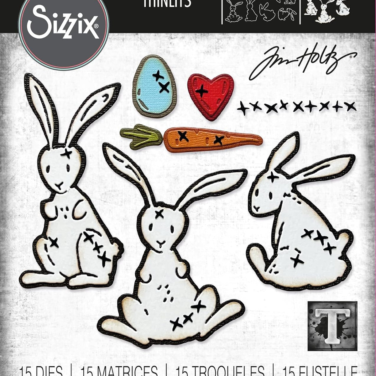 MATRIZ-TROQUEL CONEJO STITCH SIZZIX – crafty.cl