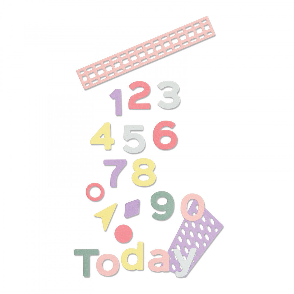 MATRIZ-TROQUEL DE CORTE TIPO THINLITS NÚMEROS POP ART SIZZIX – crafty.cl