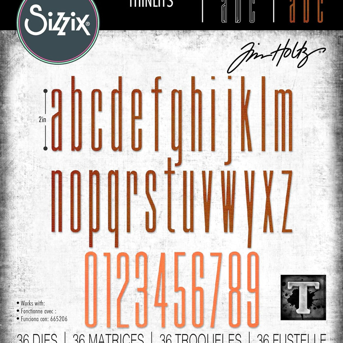 MATRIZ-TROQUEL ALFANUMERICOS SIZZIX – crafty.cl